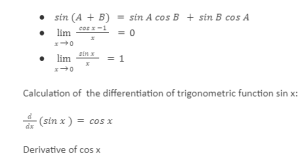 Notes on Differentiation of Trigonometric Functions by Unacademy
