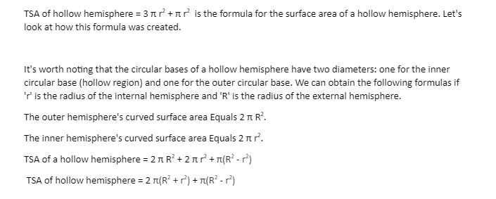 Notes on Area of Hemisphere by Unacademy