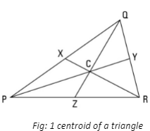 Coordinate of the centroid, MATHEMATICS BY UNACADEMY