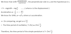 Simple Pendulum And Second S Pendulum