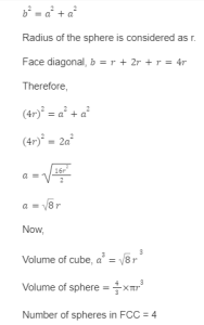 NEET UG : Unit Cell Packing Efficiency