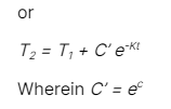 Notes on Newton’s Law of Cooling Formula