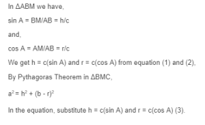 Law of Cosines