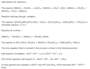 Mohr salt titration