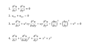 Partial differential equation