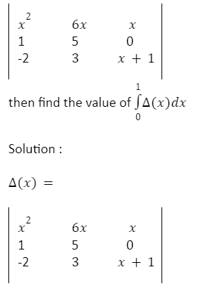 Differentiation and Integration of Determinants