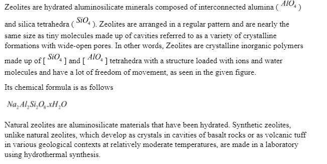 A Short Note on Biological Uses of Zeolites