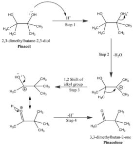 A note on the Pinacol-Pinacolone Rearrangement