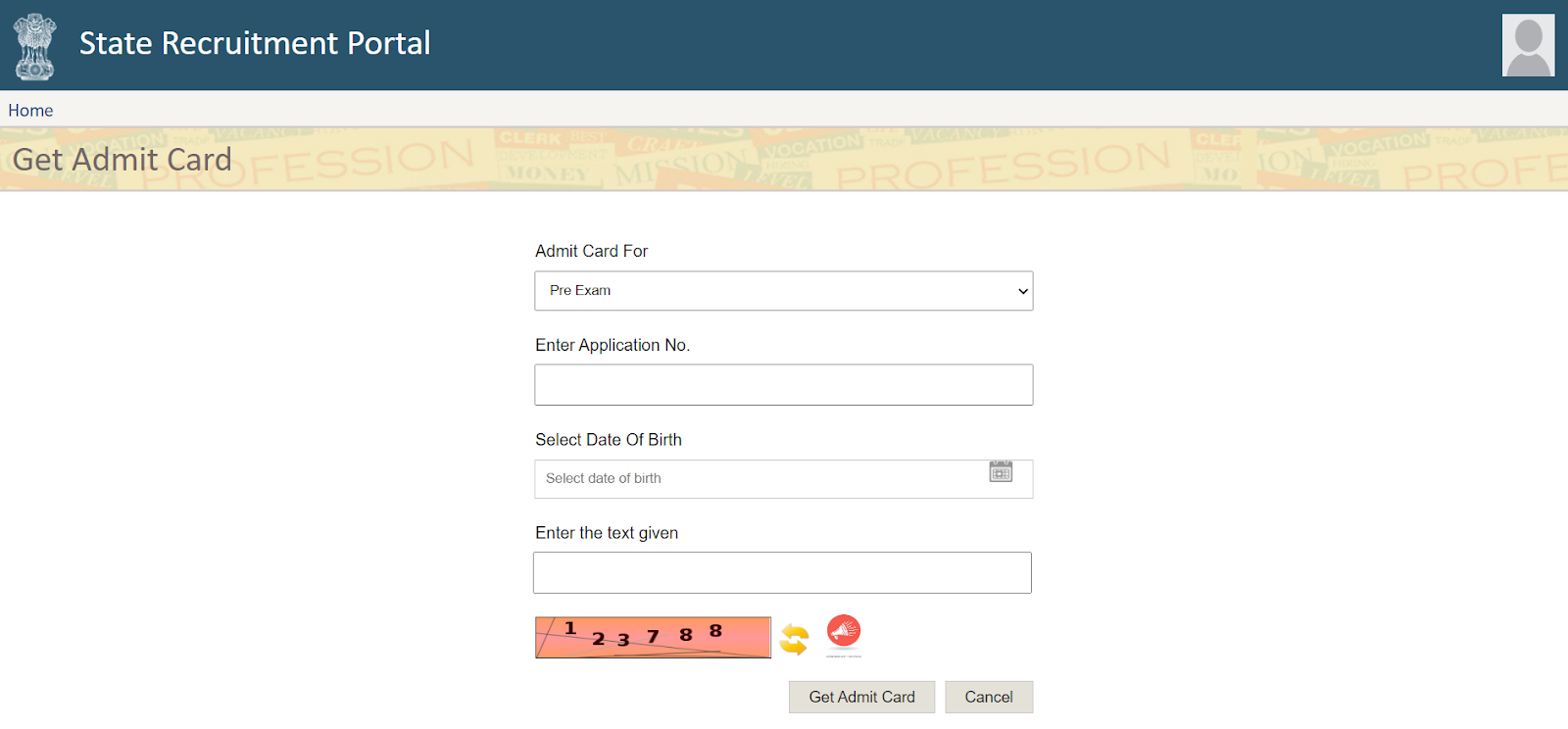 RSMSSB Admit Card - Download Admit Card at rsmssb.rajasthan.gov.in