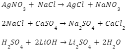 Double Displacement Reaction Examples