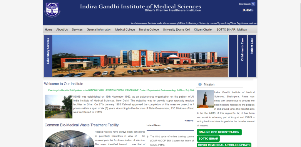 IGIMS Recruitment 2022, Apply for the various posts