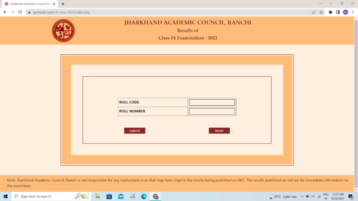 JAC Class 9 Result 2022 - Check Merit List Here