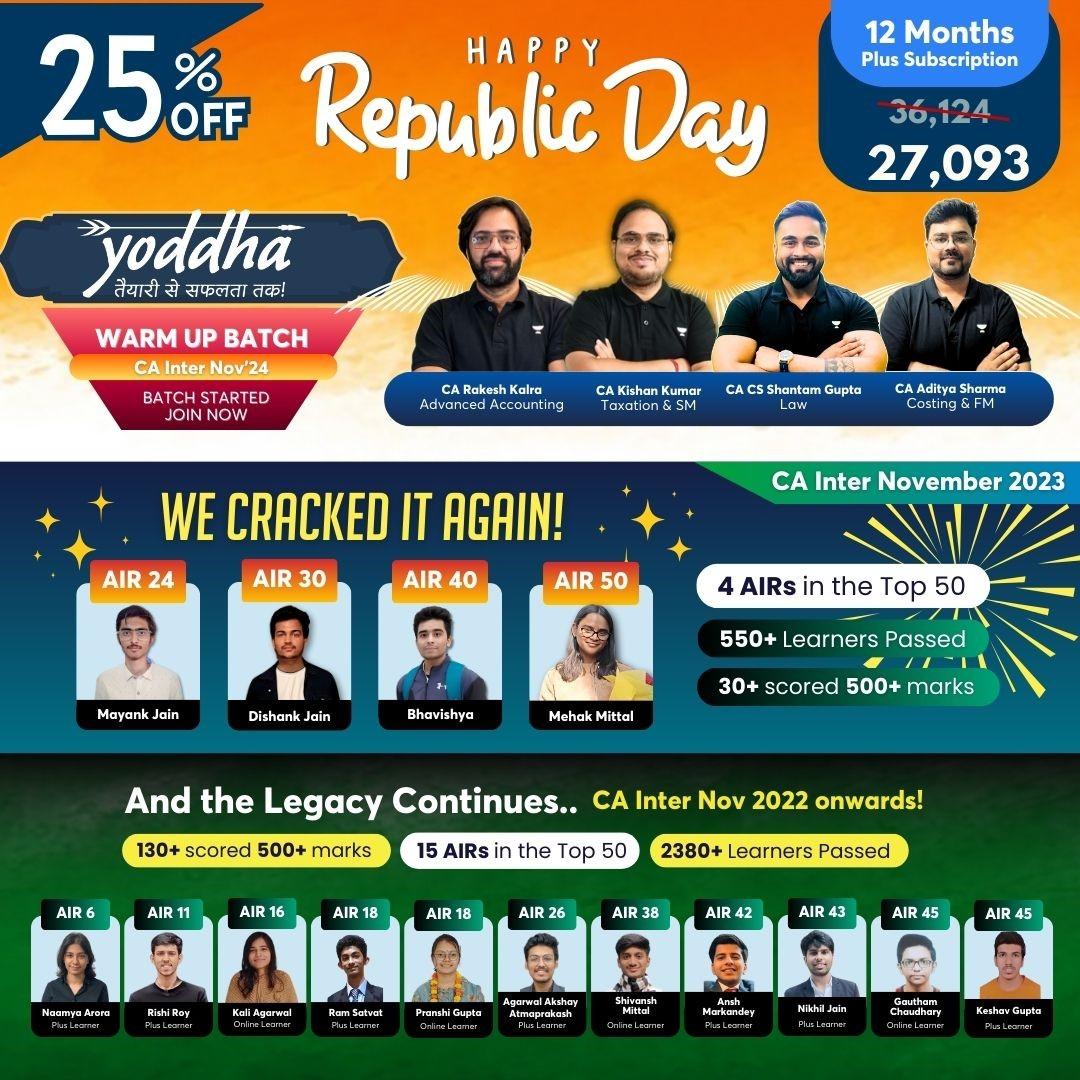 Yoddha Warm-Up Batch